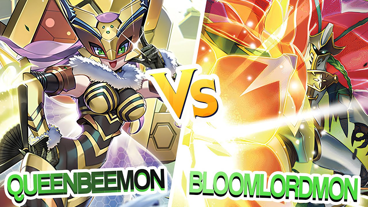 QueenBeemon (Royal Base) 🆚 Bloomlordmon | Xros Evolution (BT19) DIGIMON ...