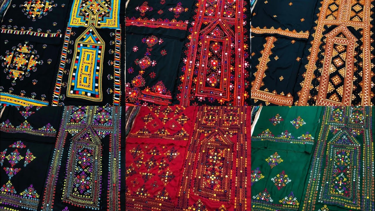 Balochi kurta design. New balochi doch. balochi kurta. Afghani dress ...