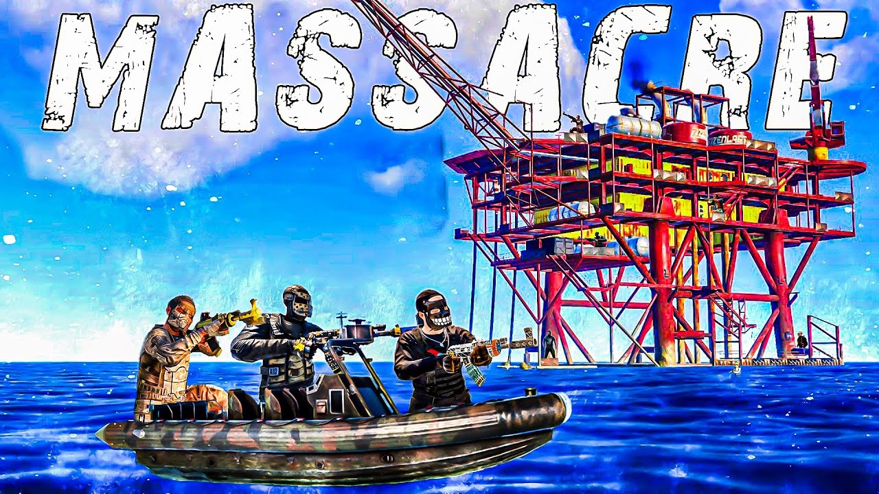 Rust - 10K Hour trio destroys server from the seas - YouTube