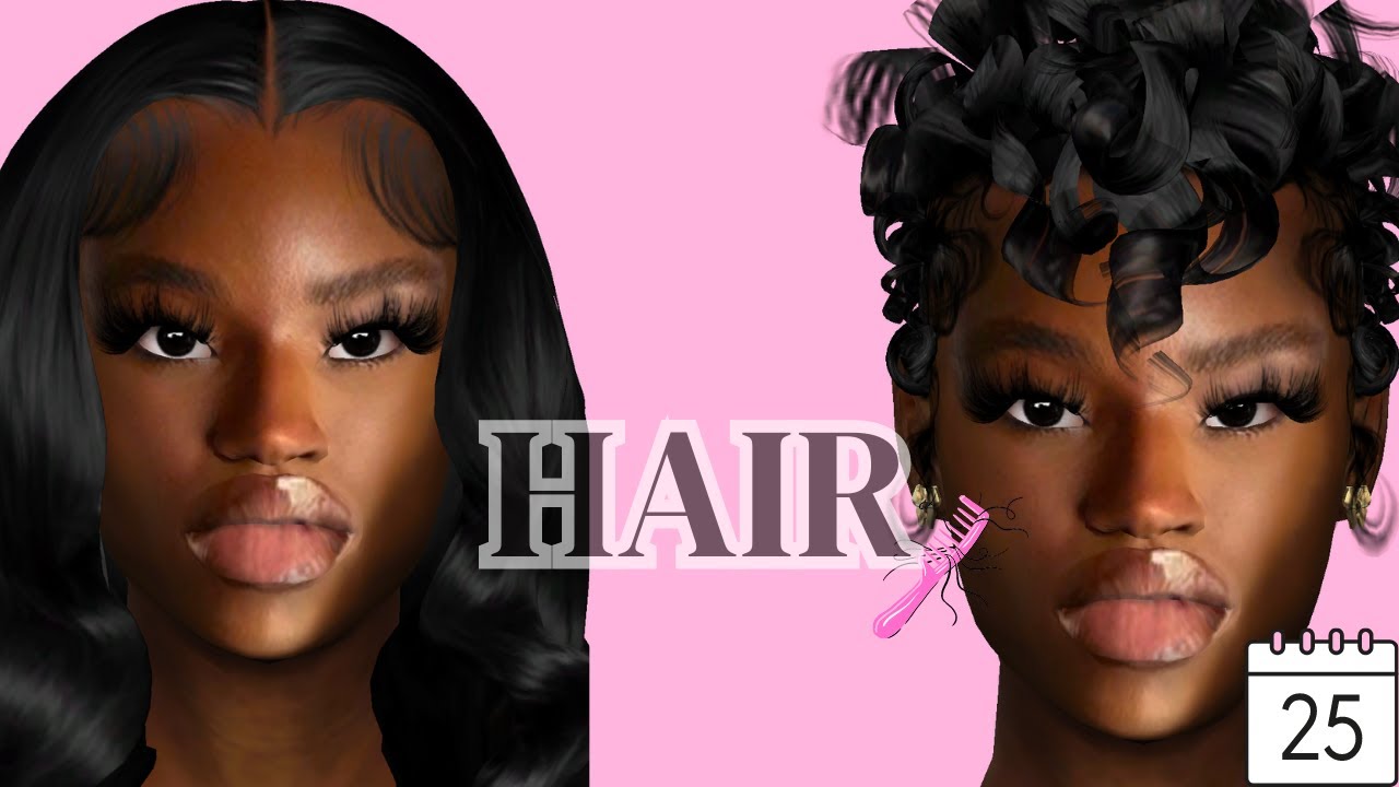 SIMS 4 | FEMALE HAIR FOLDER WITH CC | WILL BE ON TWITCH SOON ...