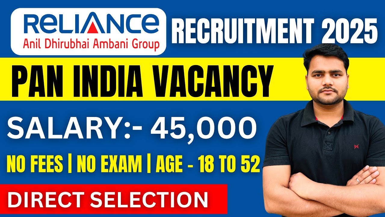 Reliance Recruitment 2025 | Reliance Latest Job Updates | Reliance ...