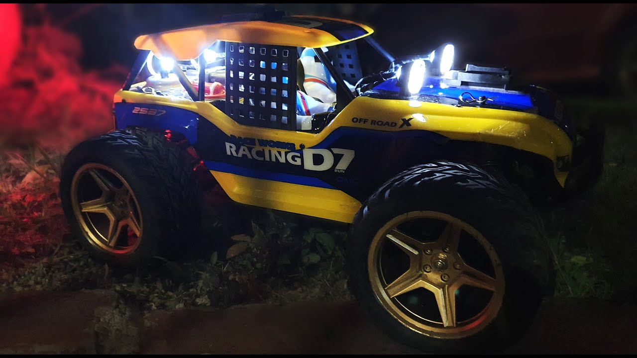 How To Install LED Lights On Your RC Car RC Truck l WLtoys Xks D7 ...