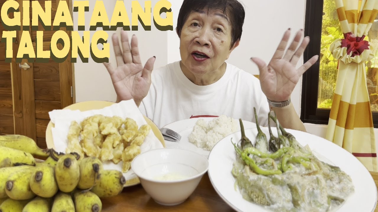 GINATAANG TALONG & FISH FILLET MUKBANG | EGGPLANT IN COCONUT MILK - YouTube