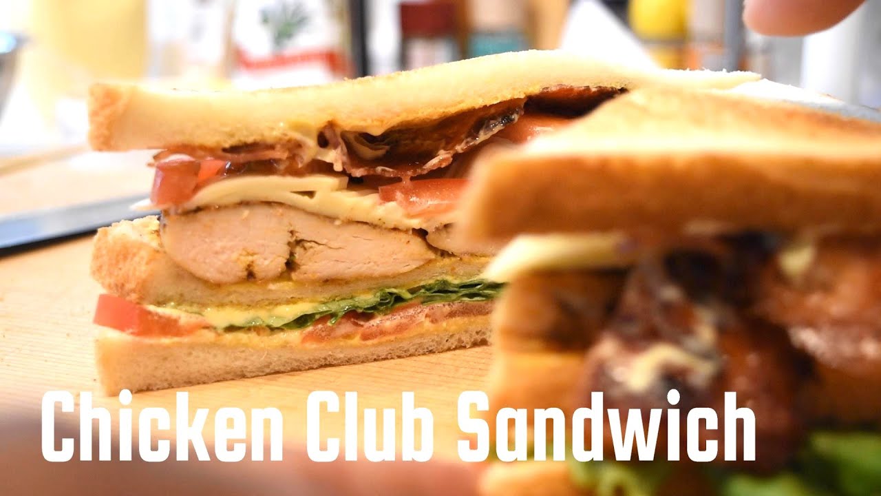 How To Make Club Sandwich Spicy Chicken - YouTube