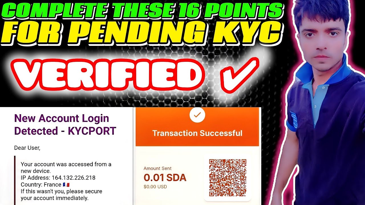 Complete These Steps For Pending KYC ||Sidra P2P Kyc Verification ...