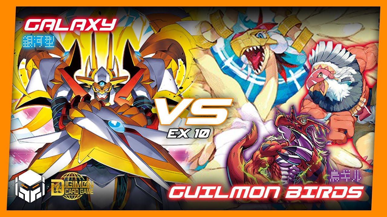 Galaxy vs Guilmon Birds [Digimon Card Game & TCG EX10] - YouTube