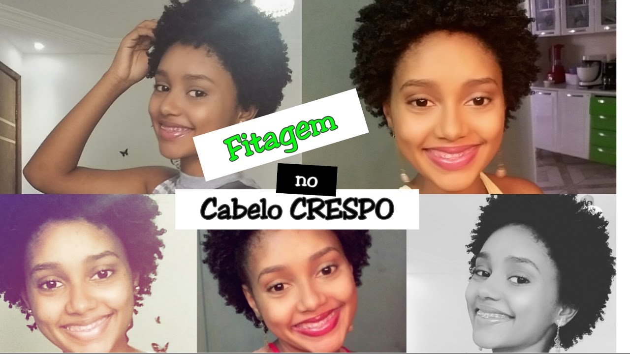 FITAGEM no cabelo crespo tipo 4b/4c . - Por Yasmin Batista - YouTube