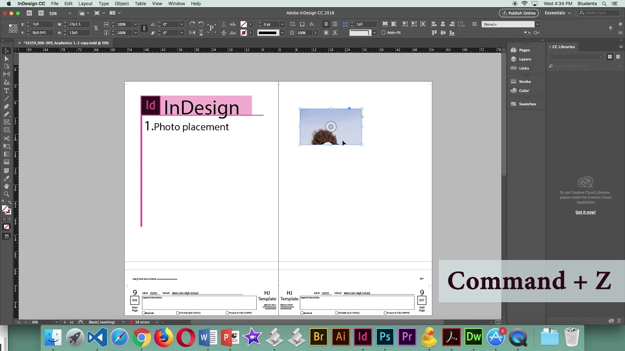 InDesign Photo Placement Tutorial - YouTube