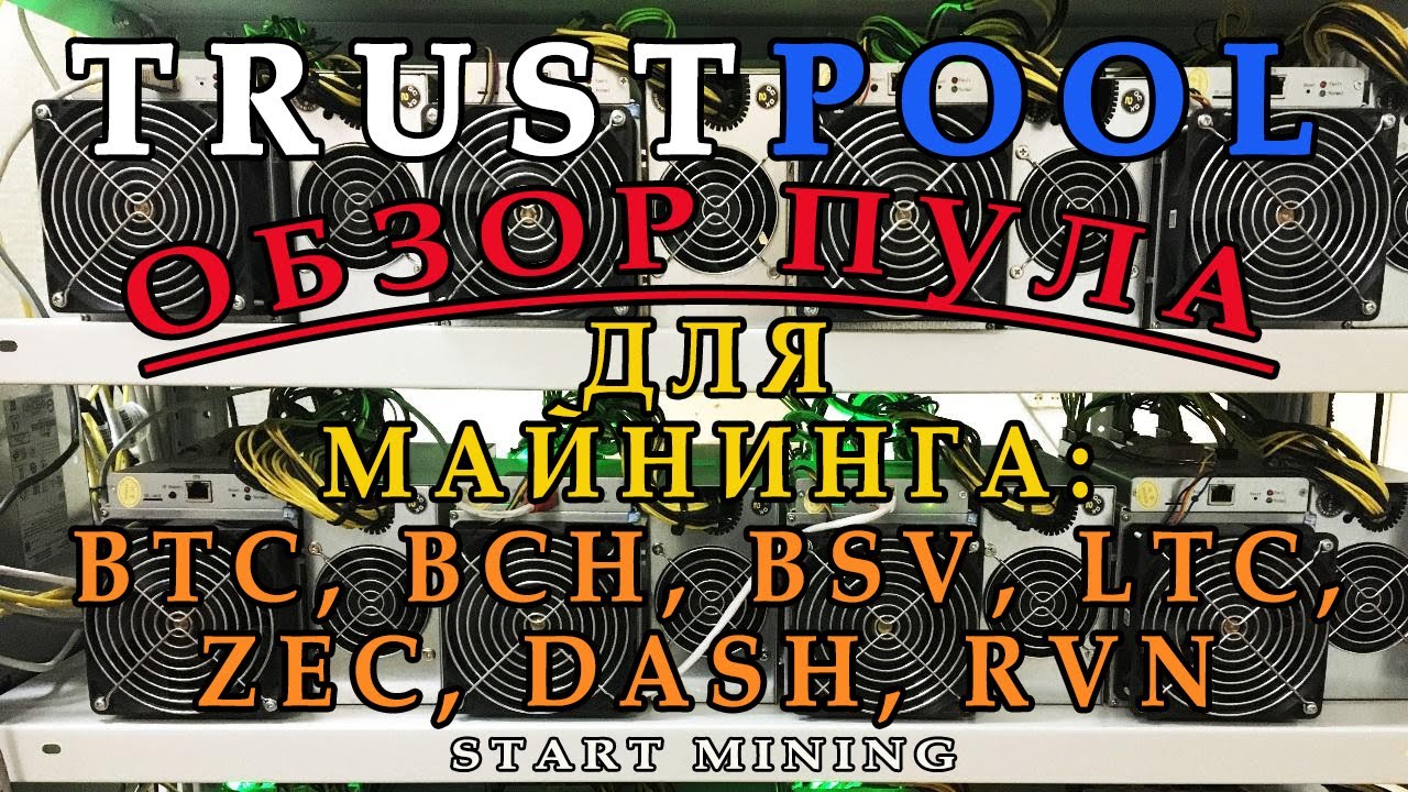 Майнинг пул TrustPool для Асиков и Видеокарт. Обзор - YouTube