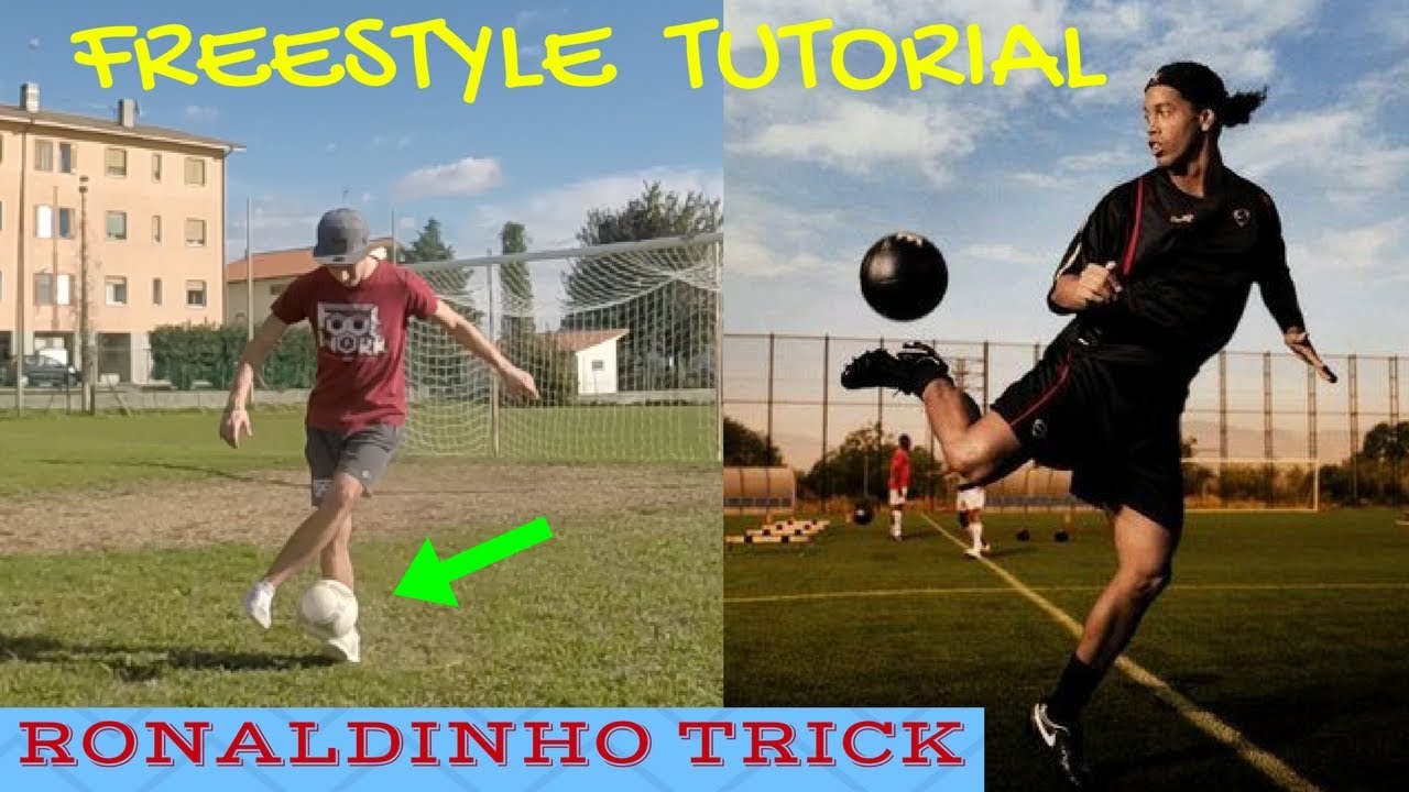 IMPARA IL TRICK DI RONALDINHO :O CALCIO FREESTYLE TUTORIAL - YouTube