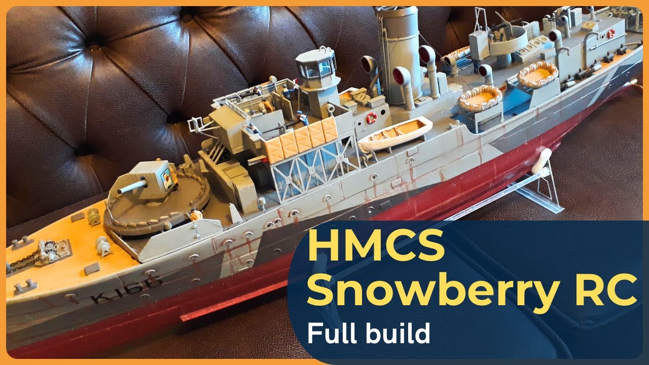 Revell HMCS Snowberry 1:72 boat - RC Converted #RC #DIY #kit #boat ...