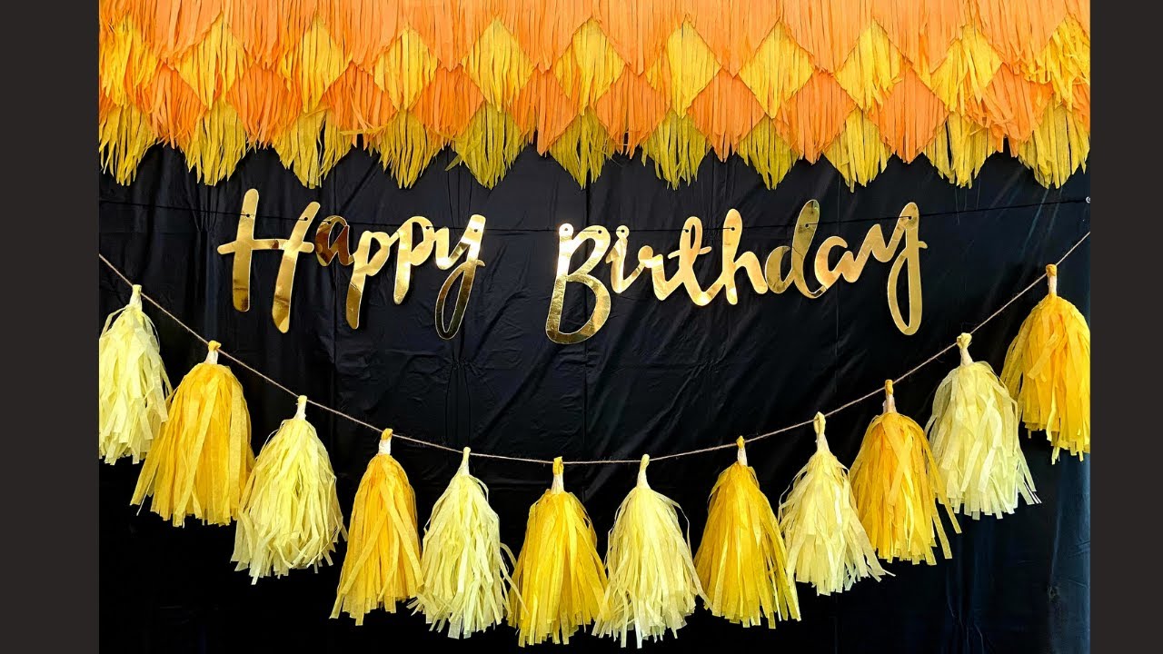 DIY Tissue Paper Tassel and Tissue Paper Fringe | Easy Party ...