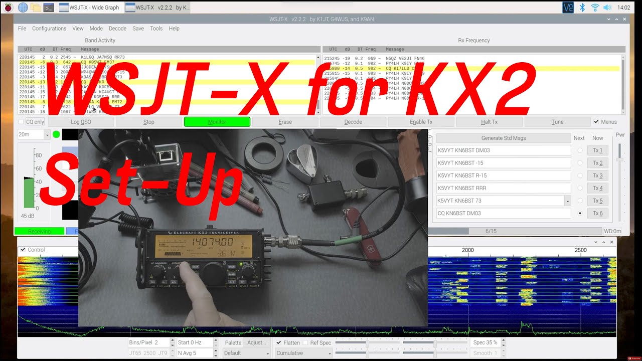 Elecraft KX2 | Digital Mode Hardware | WSJTX Setup for Raspberry Pi OS ...