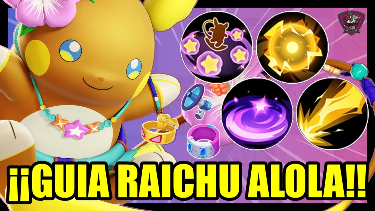 GUIA RAICHU ALOLA Y SU MEJOR BUILD🥵MEJORES OBJETOS Y MEDALLAS⭐BUILD ...