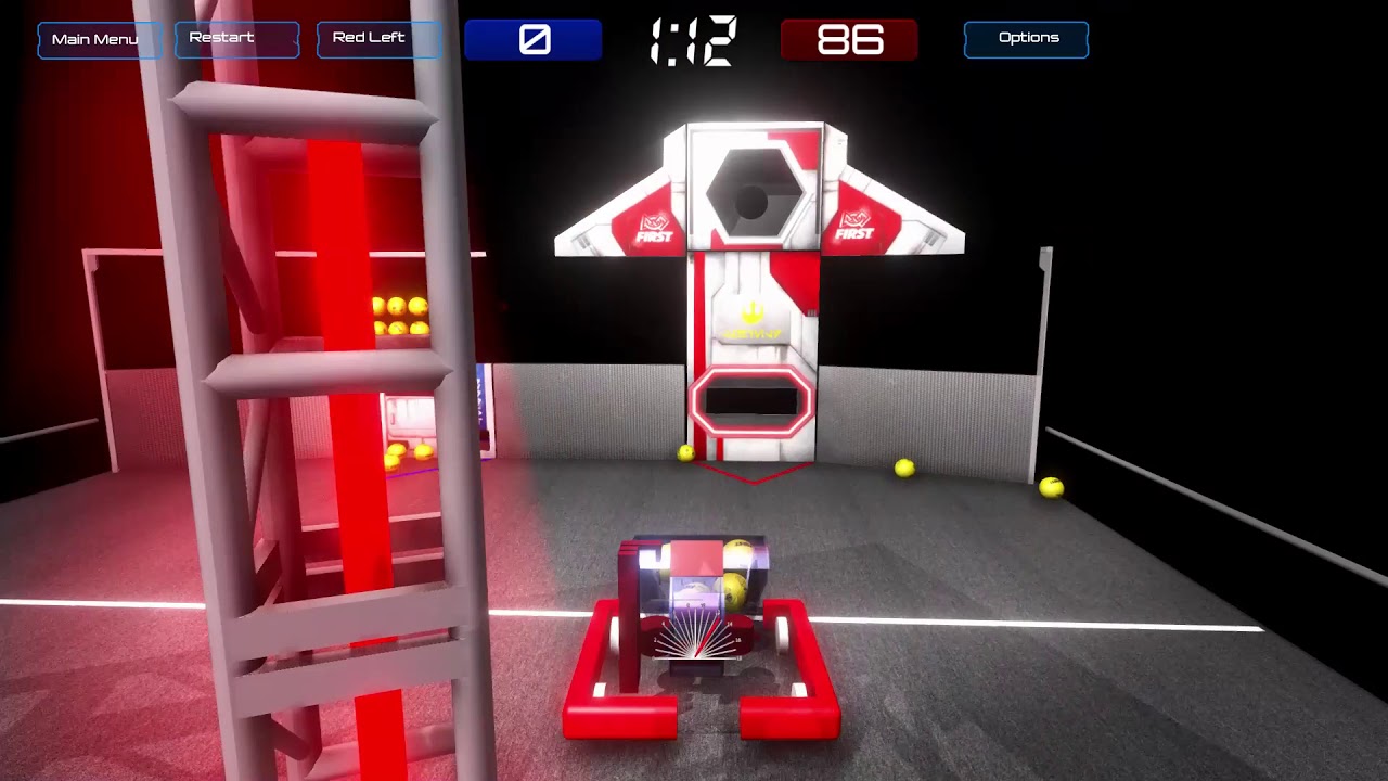 FRC Simulator Match: 173 Points Solo - YouTube