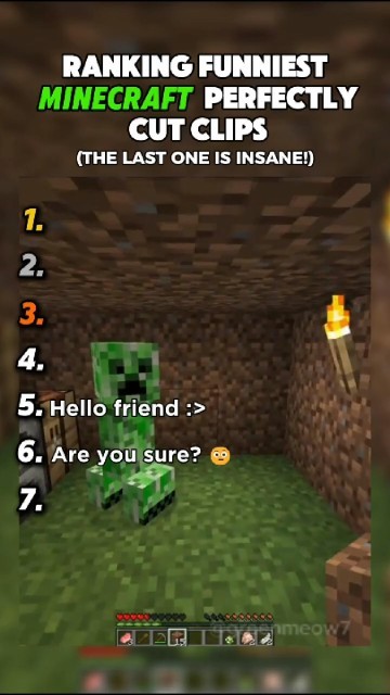 These minecraft clips are the best!! #minecraft #trending #funny - YouTube