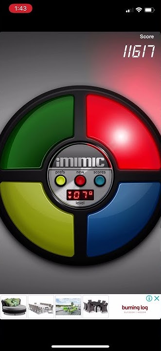 iMimic - Classic Simon Game Clone - YouTube