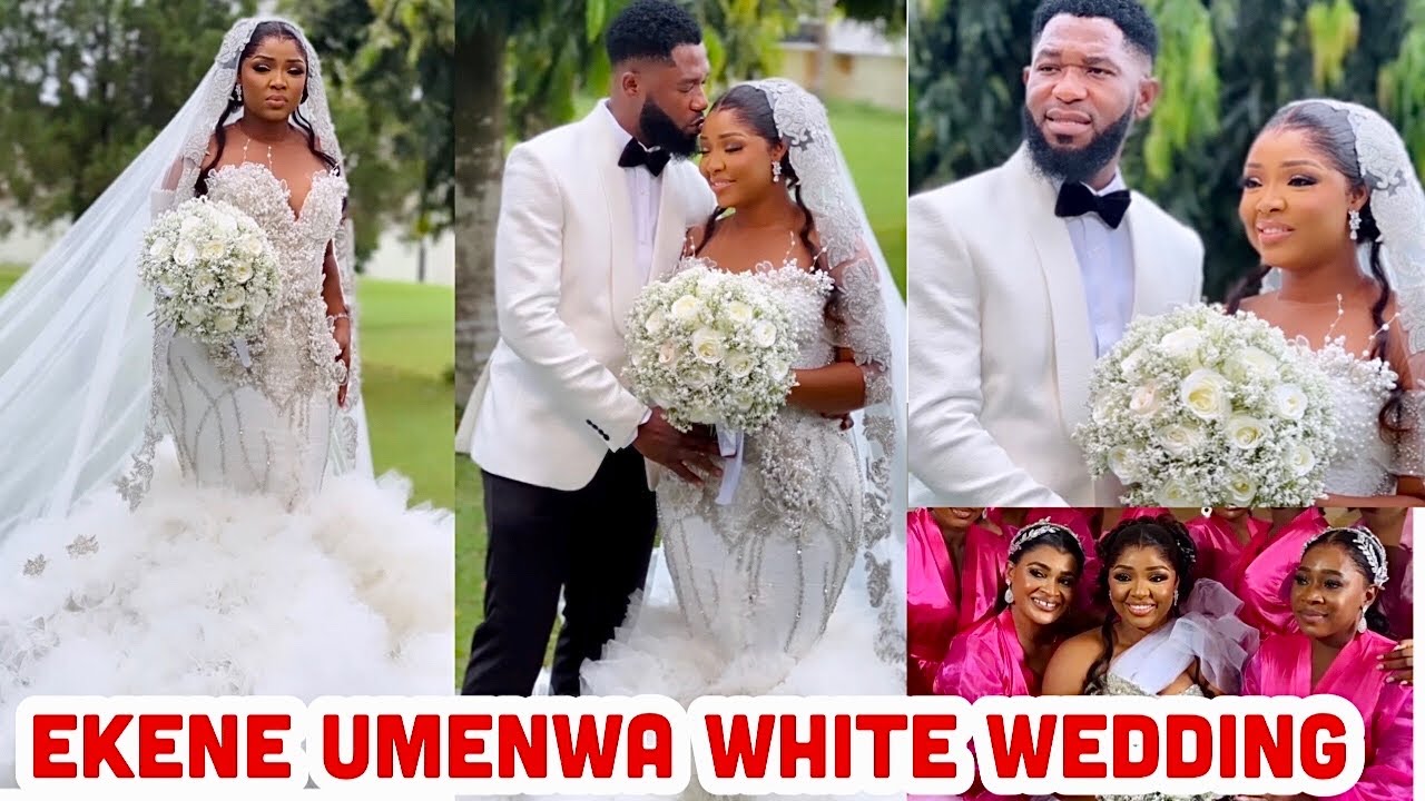 Ekene Umenwa White Wedding Beautiful Moment That will Melt Your Heart ...