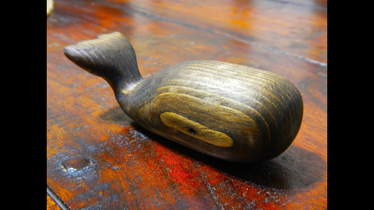 Fun carving a Whale - YouTube