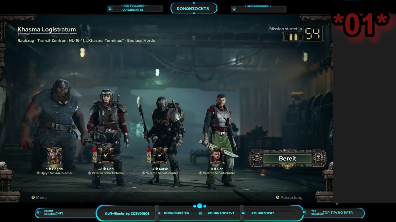 Warhammer 40k Darktide 01 Mission: Schnelles Spie: Terium Mekropole ...