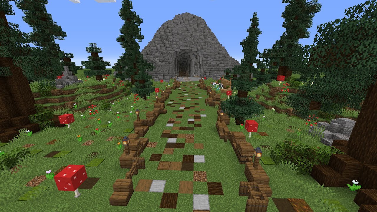 Minecraft World-Type: Super Flat - Ep 1 - Building A Mountain - YouTube