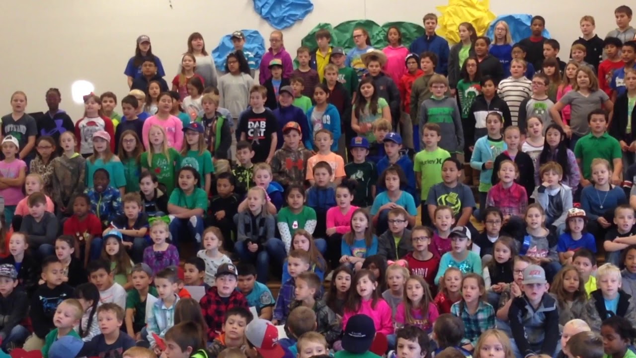 Rivercrest Elementary dedicates "Fight Song" to Hayden Pruett - YouTube