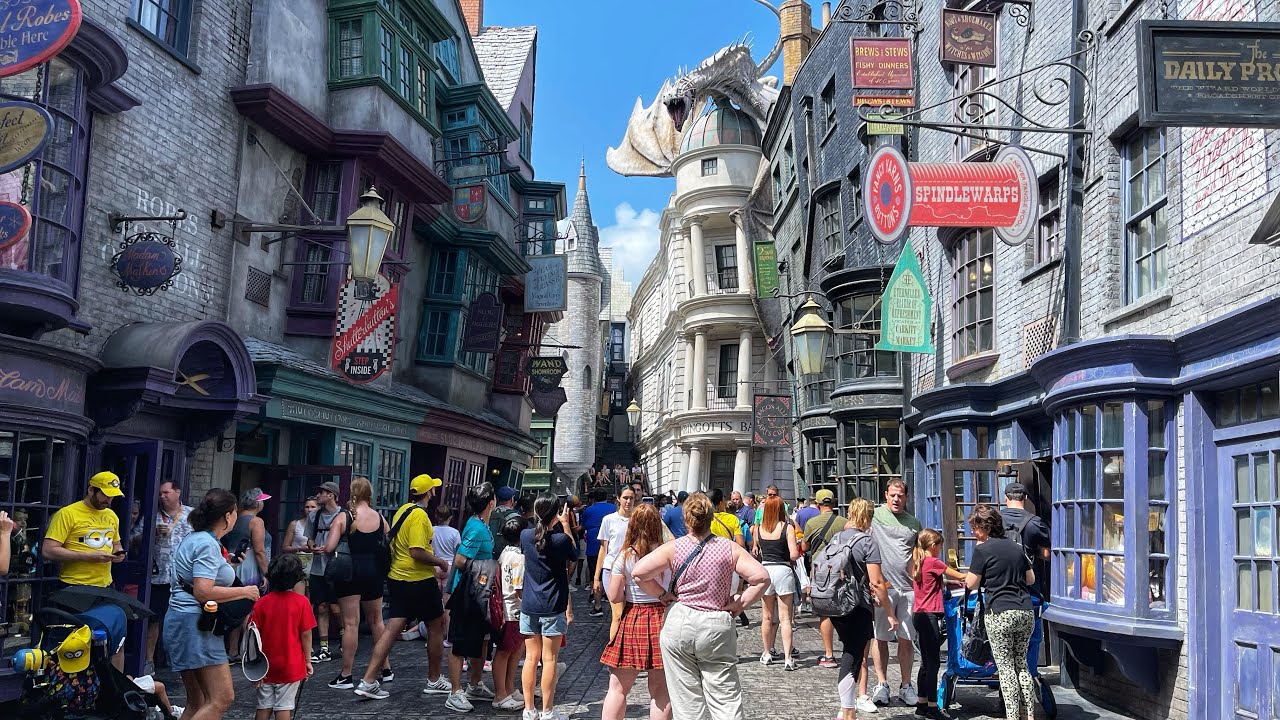 Universal Studios Florida Theme Park Part 1 - YouTube