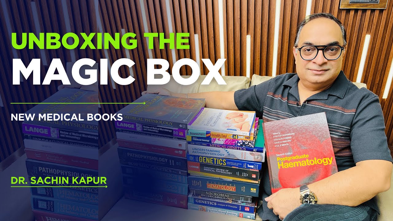 Unboxing The Magic Box | New Medical Books | Dr. Sachin Kapur - YouTube