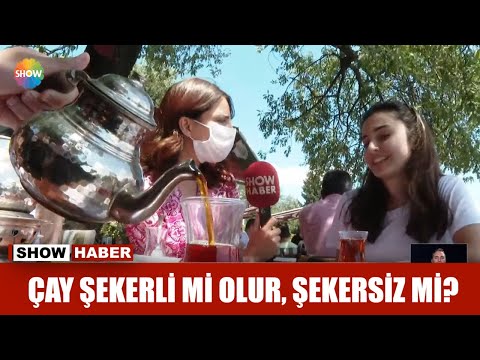 Çay şekerli mi içilir, şekersiz mi?