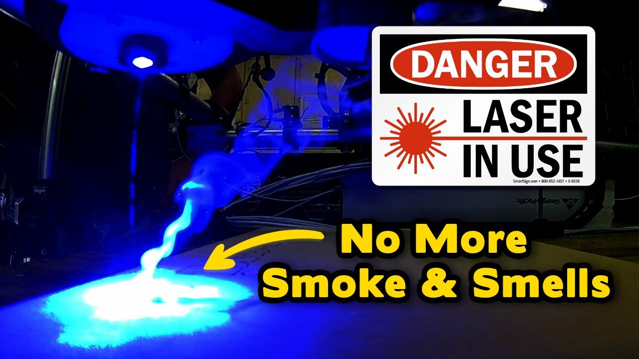 DIY Enclosed Laser Engraver - No More Smoke and Smells! - YouTube