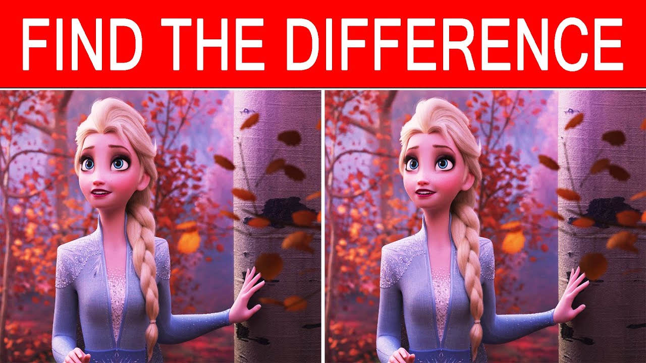 Find the differences in the Frozen movie puzzle (90% FAIL😜) - YouTube