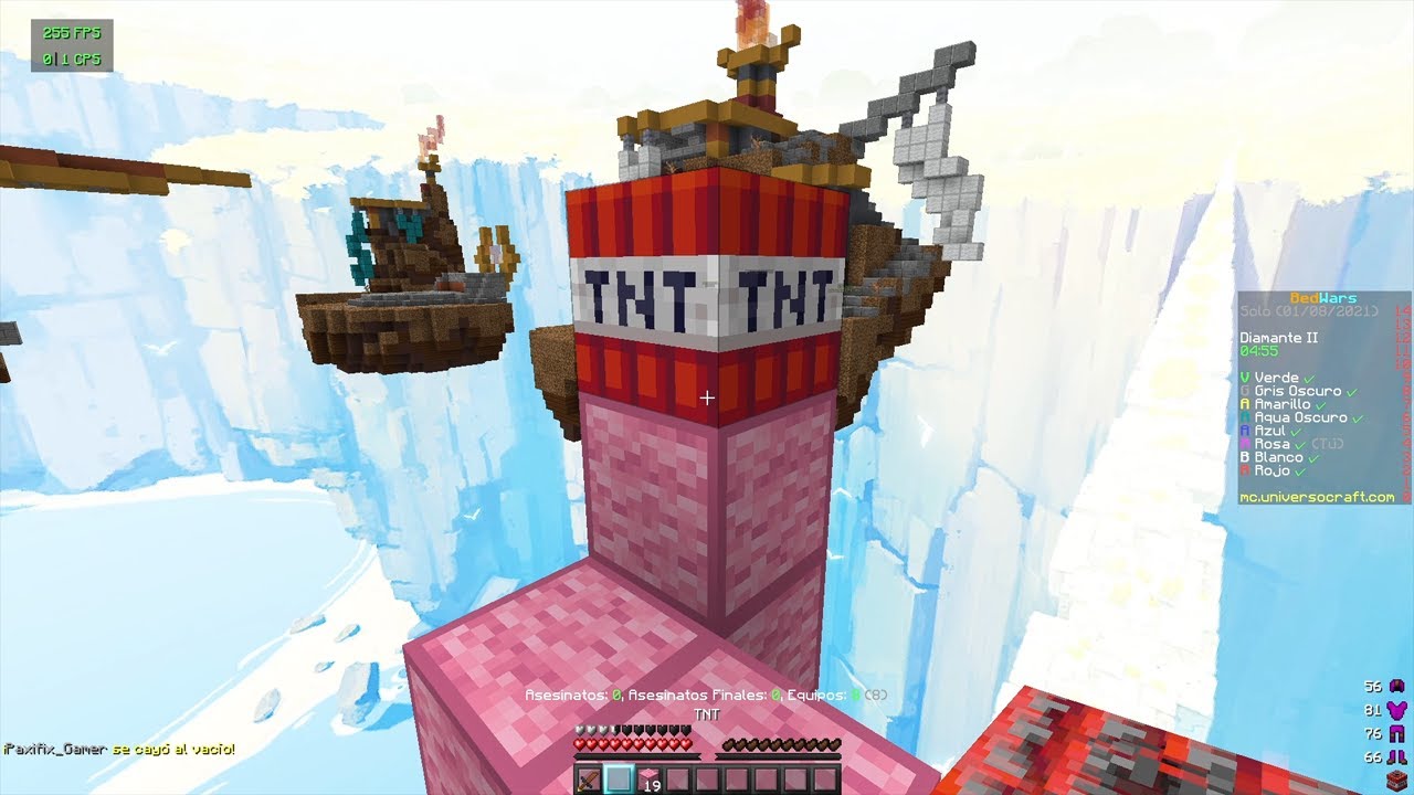 Como hacer tnt jump... TUTORIAL - YouTube
