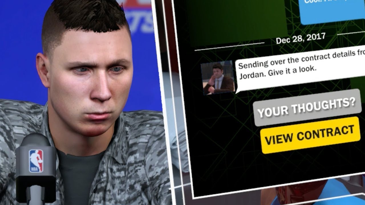 JORDAN OFFERS ME A MAX CONTRACT? NBA 2K18 My Career #11 - YouTube