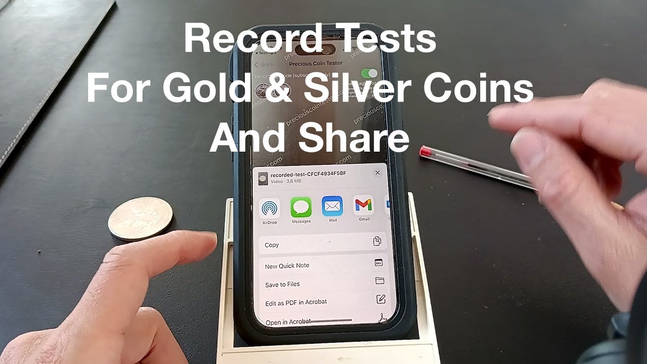 Precious Coin Tester: Record and Share Test Results #silvercoins # ...