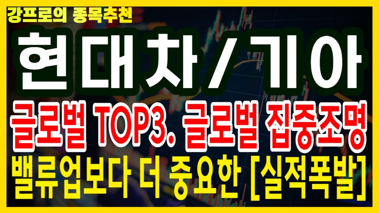 현대차 주가전망 글로벌top3 글로벌 집중조명 밸류업보다 더 중요한 실적폭발 현대차주가 기아주가 현대차주가전망