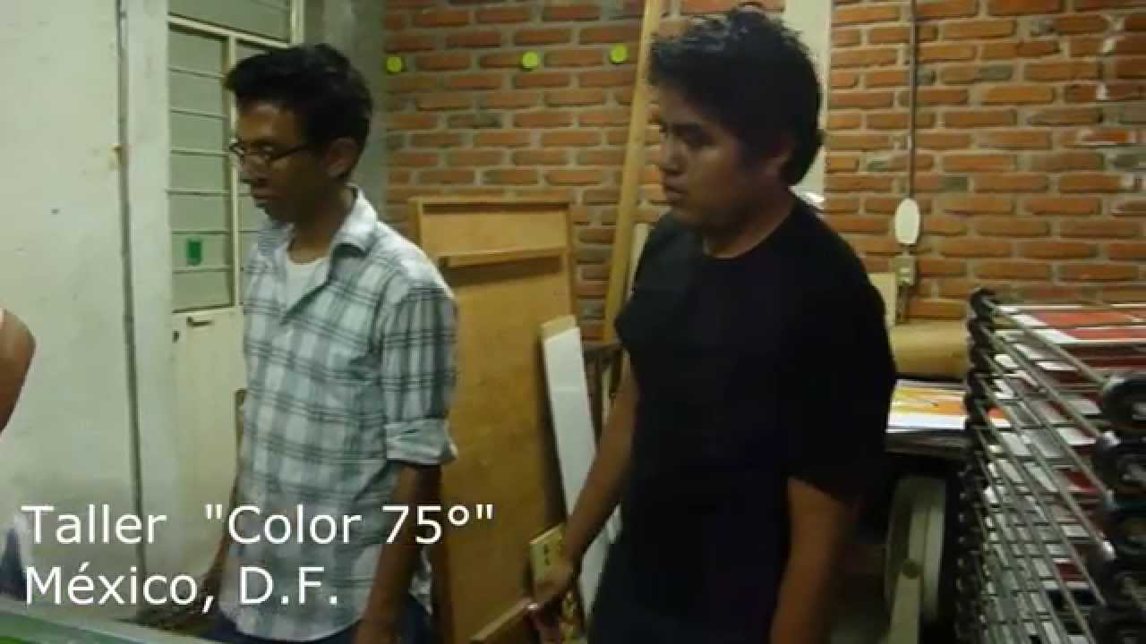 Impresión en el Taller Color 75 Grados - YouTube