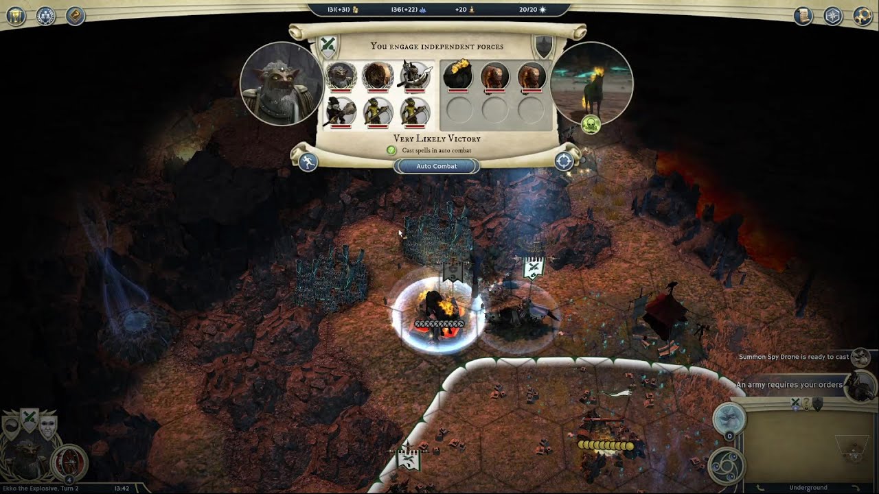 Turn 02 - ☣️⚙️ Goblin Dreadnought | #031 AoW3 "Auto-Combat Only" 1v1 | 🎮 Age of Wonders 3 - YouTube