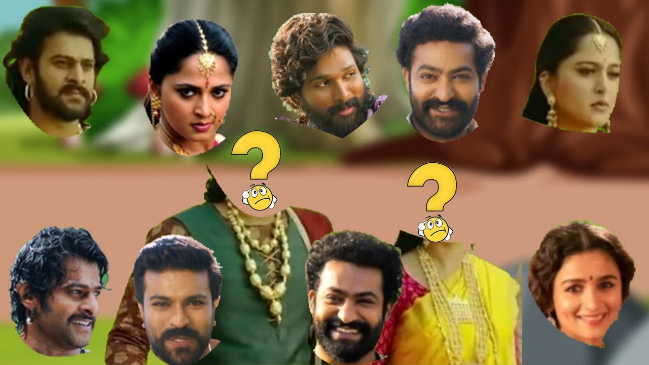 RRR Movie Wrong Head Puzzle fun game Part 7 । Wrong Head Puzzle ...