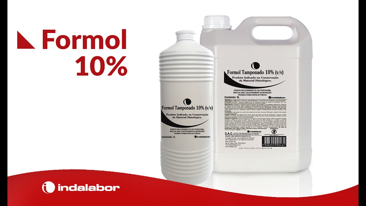 Formol Tamponado 10% - Indalabor - YouTube