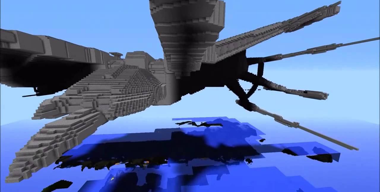 Eve Online's Raven in Minecraft - YouTube