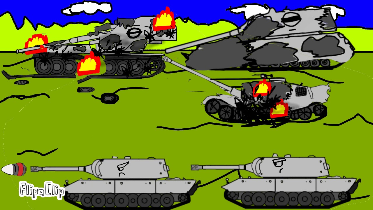 Kb 44 vs leviathan par 5 - Cartoon About Tanks - YouTube