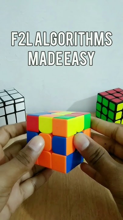 F2L algorithms made easy - YouTube