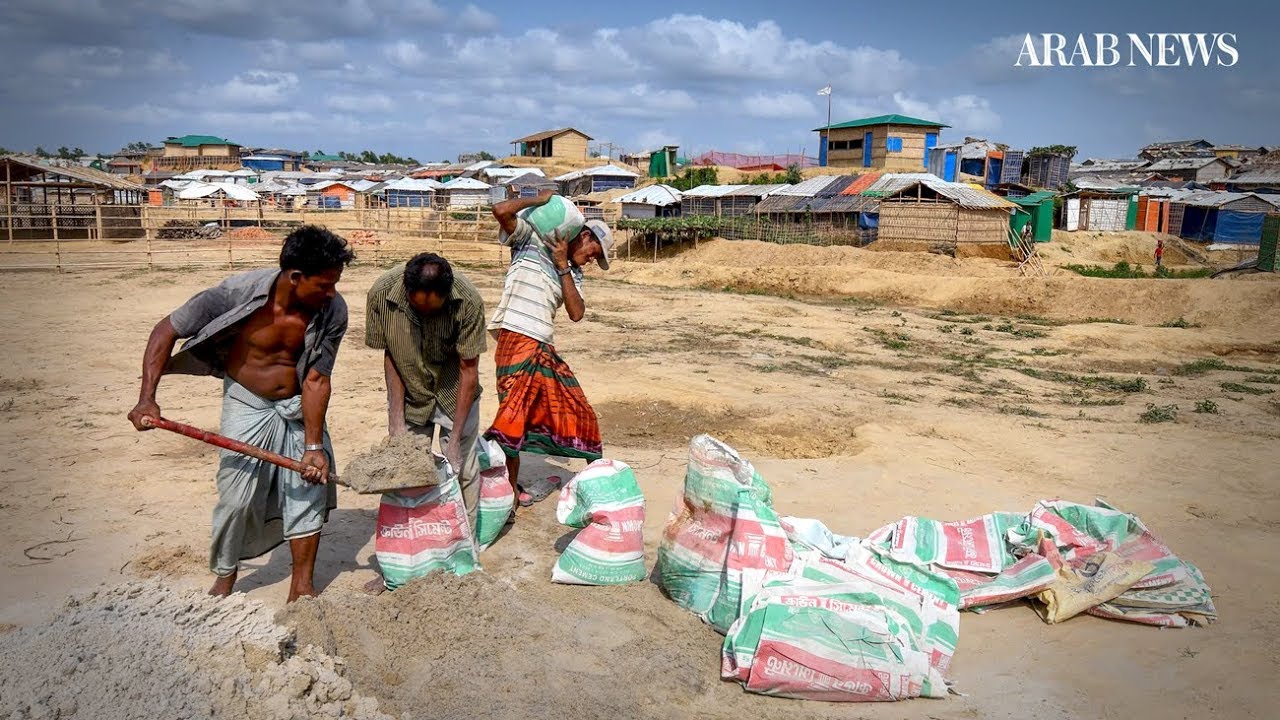 Rohingya in Bangladesh refugee camp brace for monsoon - YouTube