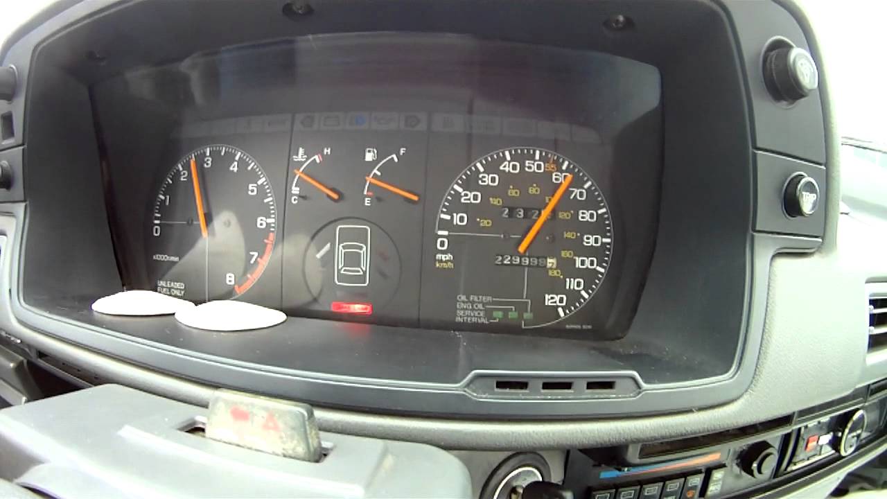 1985 Honda accord SEi 230000k miles Odometer Roll Over - YouTube