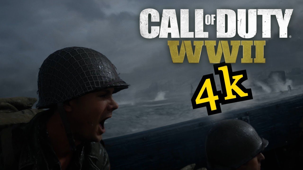 D-Day Mission Call of Duty WWII // 4K Ultra Gameplay - YouTube