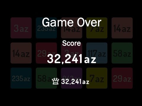2248 Puzzle WORLD RECORD! Highest Score: 32,241az Max Tile: 7ba - The End | Of Gaming - YouTube