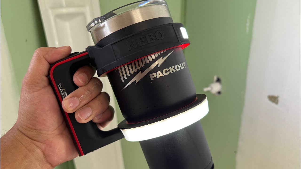 Put a light on your Milwaukee packout cup 🥤💡 - YouTube