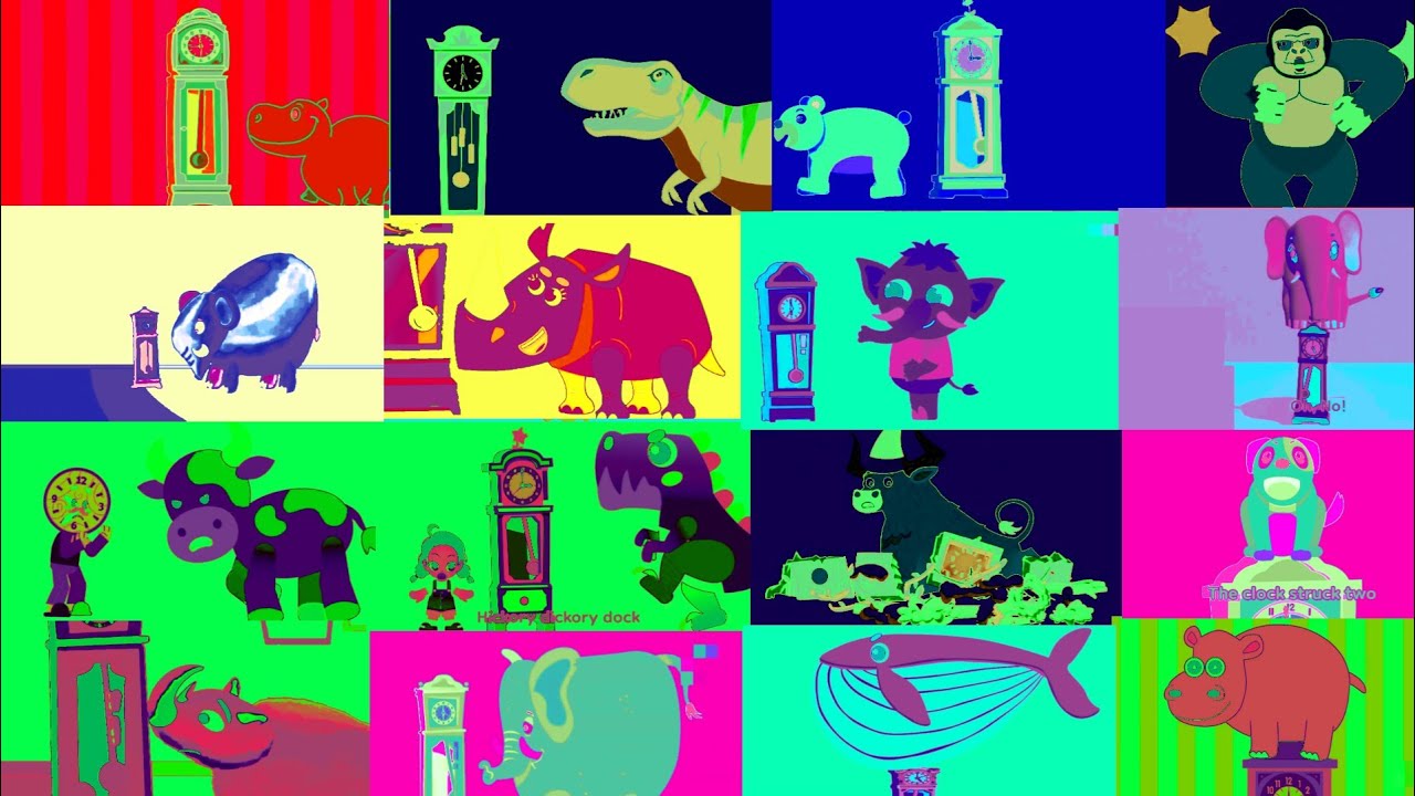 THE ELEPHANT WITH FRIENDS (HICKORY DICKORY DOCK) SEASON 3 EP 9 - YouTube