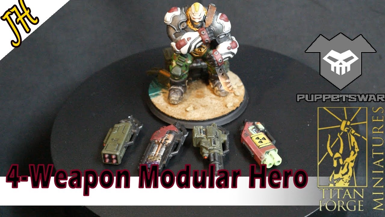 Modular Hero with 4 Weapon Options - YouTube