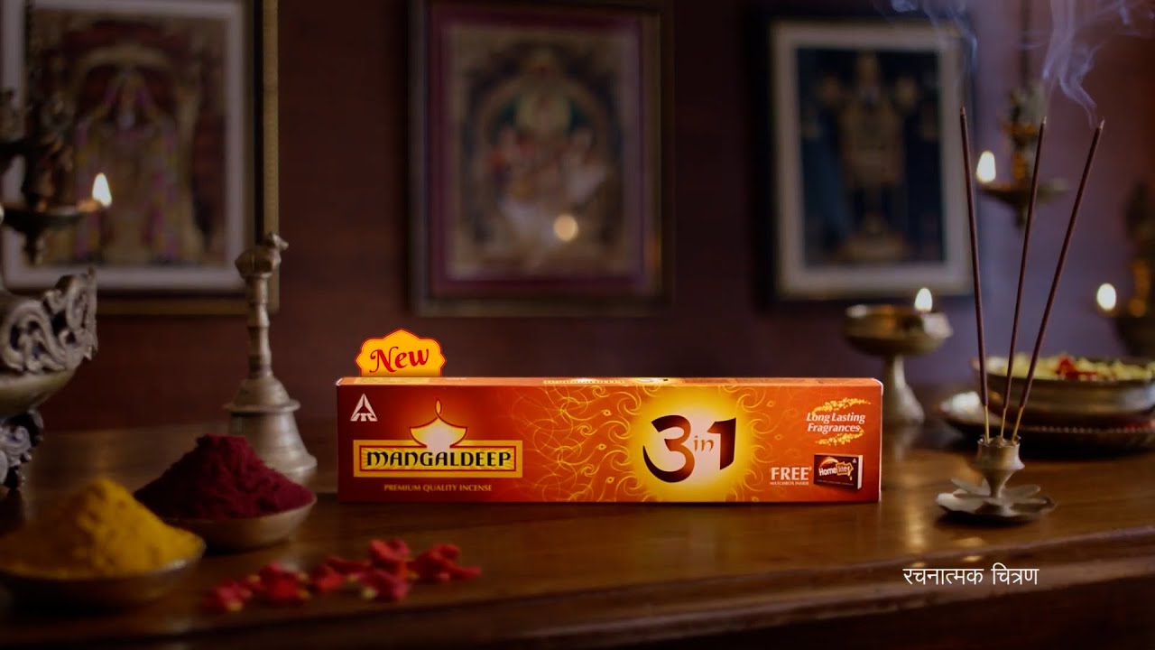 Presenting the new Mangaldeep 3in1 Agarbattis - Hindi - YouTube
